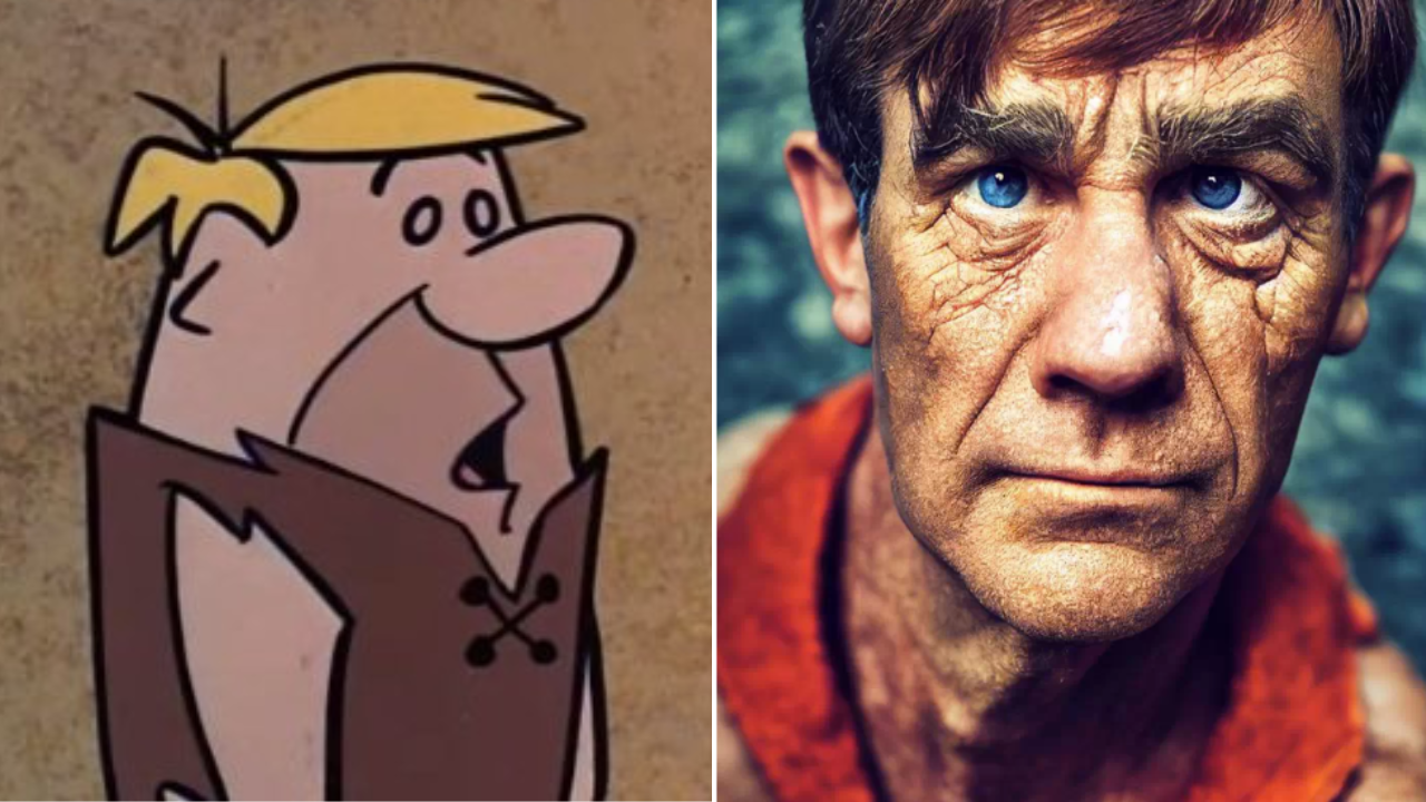 E se os personagens de Os Flintstones fossem pessoas reais? Versões ...