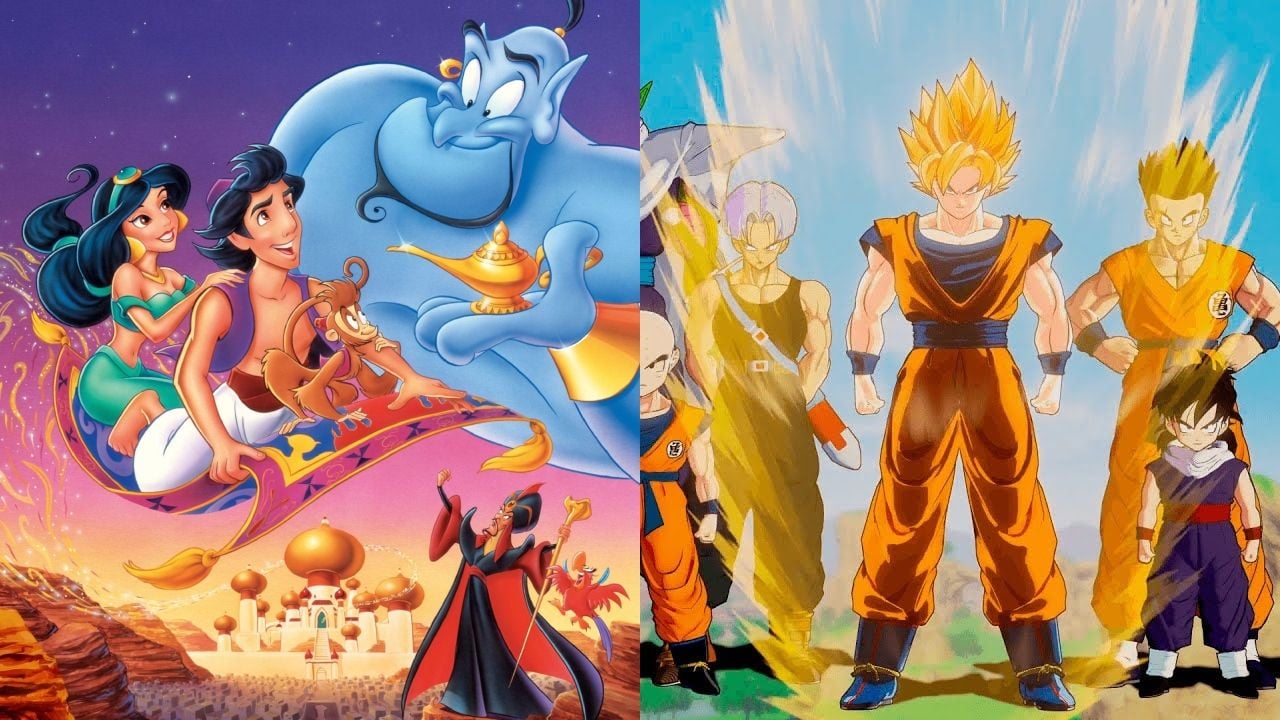 Goku é Aladdin? Artes imaginam crossover entre personagens da Disney e ...