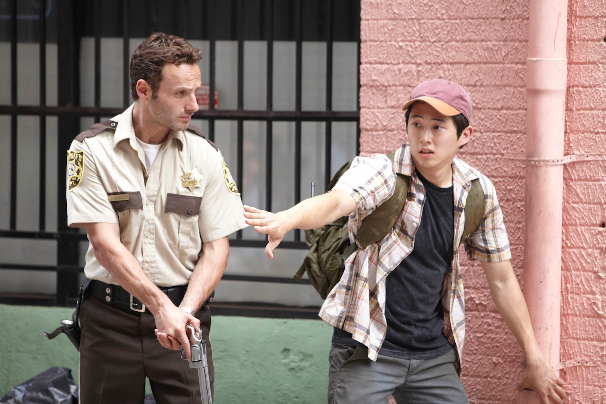 The Walking Dead : Fotos Steven Yeun, Andrew Lincoln - 655 no 1200 ...